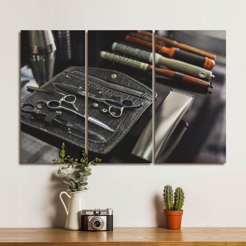 Jual Barbershop Tools Poster Kayu Hiasan Pajangan Dinding Dekorasi Unik ...