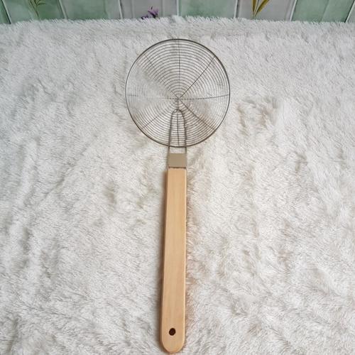 Jual Serok Gorengan Jumbo 22cm/Serok Parabola/Saringan Stainles Gagang ...