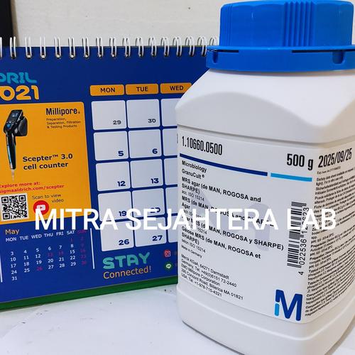 Jual MRS AGAR MERCK 500 GRAM 110660 | 1.10660.0500 de MAN ROGOSA and ...