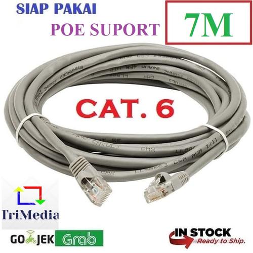 Jual Kabel CAT6 7M Kabel LAN 7Meter Cable Cat 6 UTP 7 Meter Siap Pakai ...