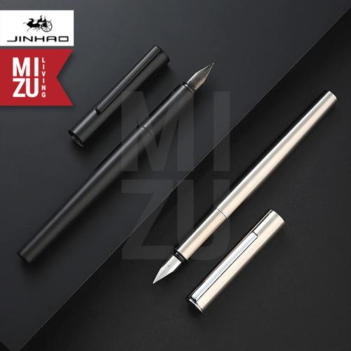 Jual JINHAO 35 Sleek Full Metal Fountain Pen Stainless Steel Iridium ...