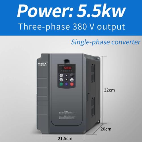 Jual Motor Inverter 5.5KW AC 220V 1P - 380V 3P Single Phase Three Phase VFD - Kota Batam - Toko ...