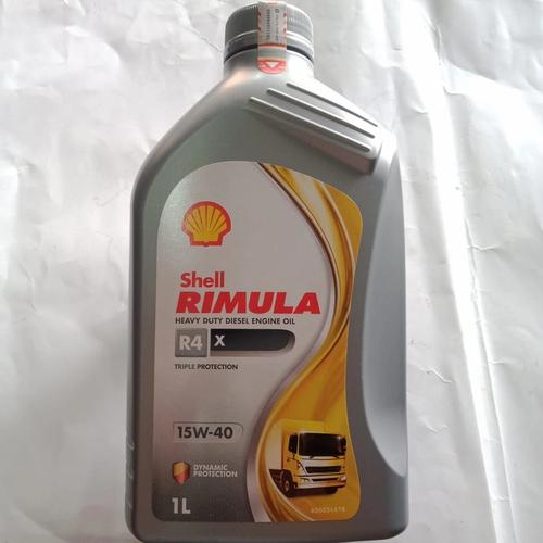 Jual Oli Mesin Shell Rimula R4 X SAE 15W 40 Botol 1 Lt Original ...