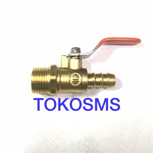 Jual kran gas drat luar bahan kuningan stop valve stopkran gas LPG LNG ...