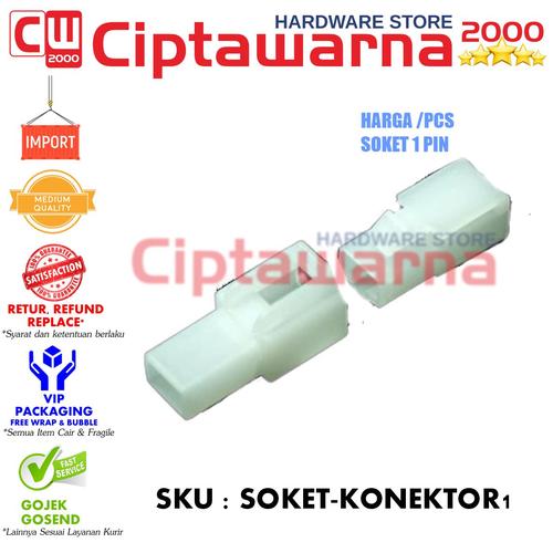 Jual Soket Konektor Pin Penyambung Sambungan Kabel Socket connector 6 ...