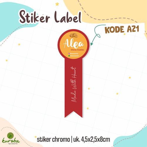 Jual Stiker Segel Dessert Box Catering Salad buah 4,5 x 2,5 x 8 cm ...