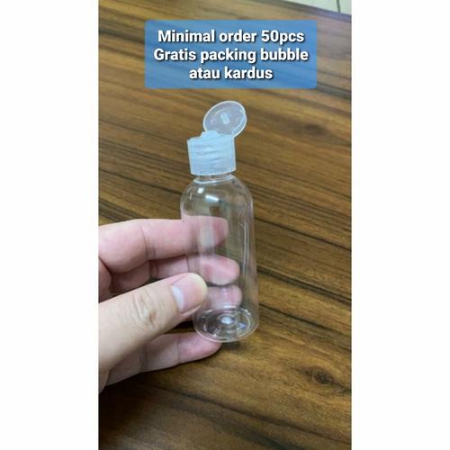 Jual botol fliptop 60 ml / botol flip top 60ml plastik PET - Jakarta ...