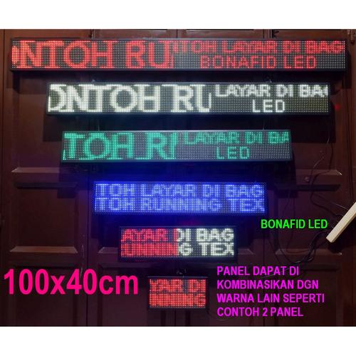 Jual Tulisan berjalan LED running text, OUTDOOR, 100cm x 40cm - Jakarta ...