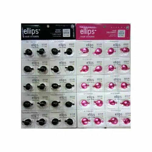 Jual ellips vitamin rambut mini blister - Shiny Black - Kab. Sidoarjo ...