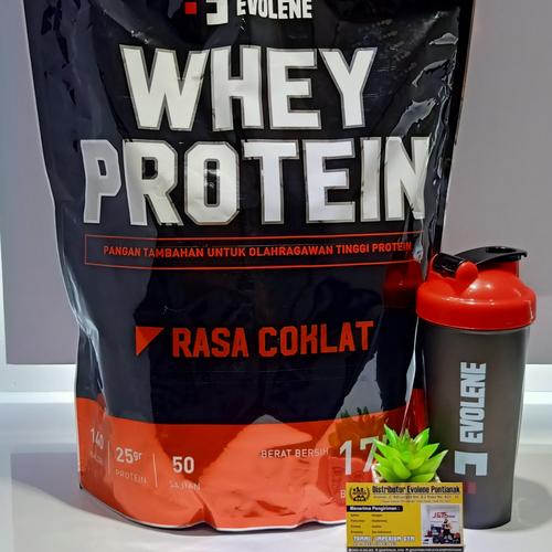 Jual Evolene whey protein 50 sachet - coklat - susu evolene whey ...