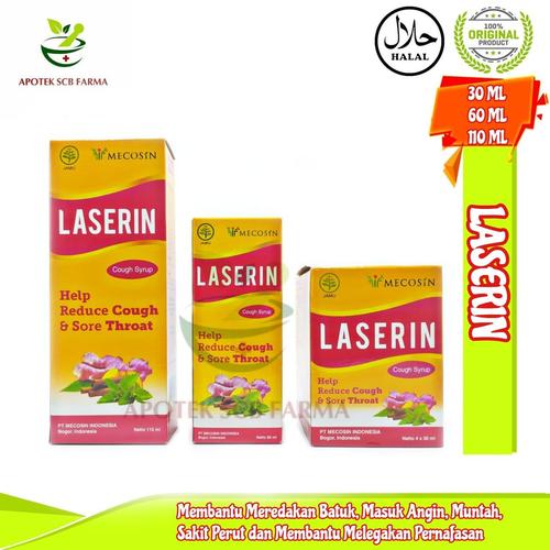 Jual Laserin Syrup - Membantu meredakan batuk dan melegakan tenggorokan ...