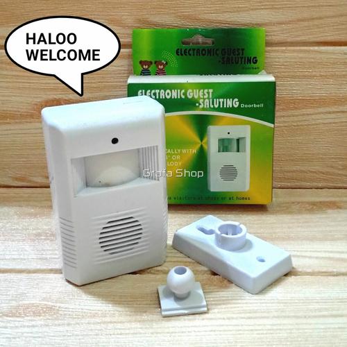 Jual Bel pintu rumah sensor bell alarm halo welcome - Kota Semarang ...