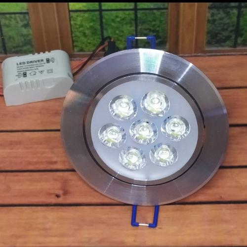 Jual downlight led panel 7w 7 watt led ceiling plafon lemati 7mata 7 ...