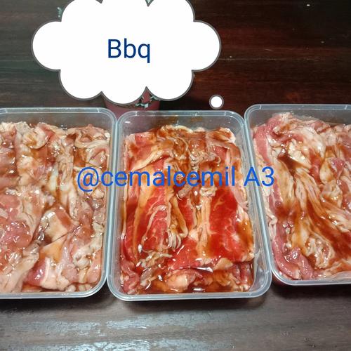 Jual Slice beef marinated us/Daging slice marinasi rasa Barbeque - 250 ...