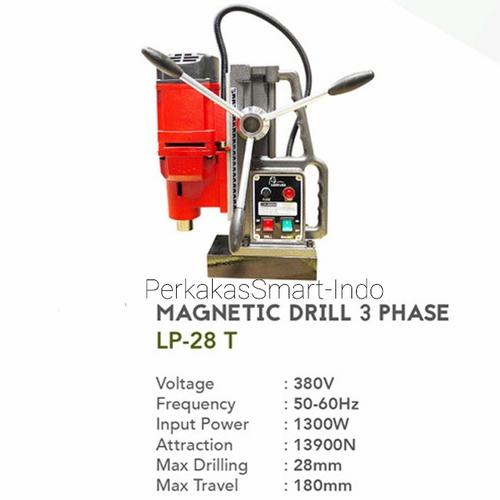 Jual mesin bor magnet 28mm leopard 28t/magnetic drill 28y leopard28t ...