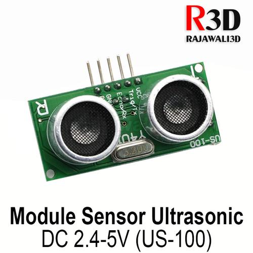 Jual Sensor Ultrasonic Module Modul Sensor Ultrasonik DC 2.4-5V US-100 ...