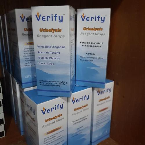 Jual Verify Test Urine 10 Parameter Urinalysis Reagent Strips - Kota ...