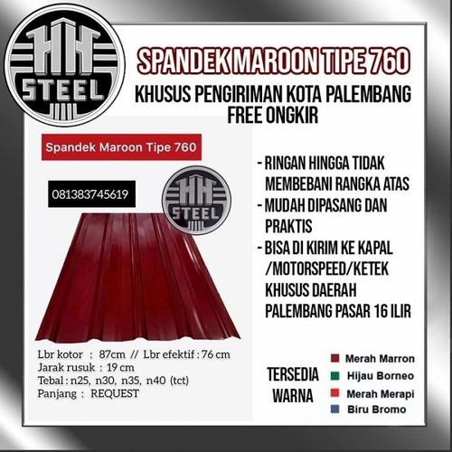 Jual Seng atap rumah Spandek Tebal 0,40 mm gelombang jarang harga per ...