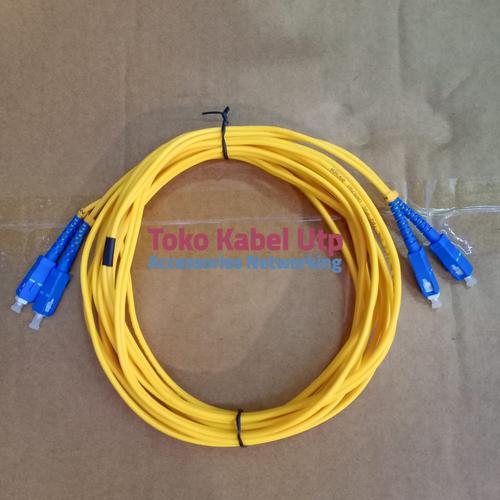 Jual Patch Cord FO SC-SC Duplex Singlemode Merek PAZ ( 5 Meter ) - Jakarta Pusat - Network Cable ...