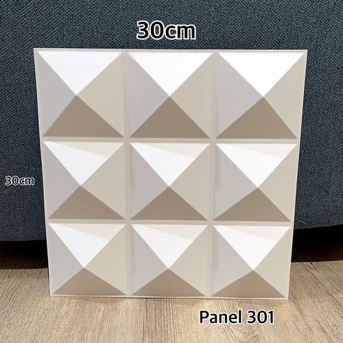 Jual Wall Panel Putih Timbul PVC Model 3D Modern - 301 - Jakarta Utara ...