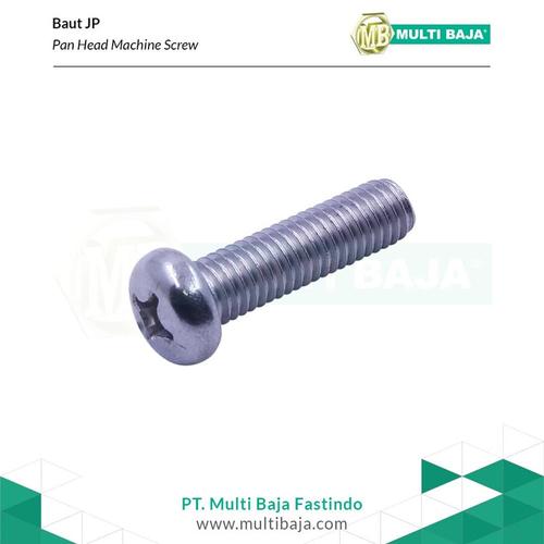 Jual Baut JP Stainless Steel 304 M6 x 10 (Pan Head Machine Screw) - Jakarta Barat - Multi Baja ...