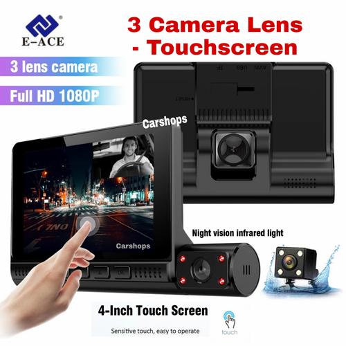 Jual Kamera CCTV DVR Mobil 4 Inch Perekam 3 Lens 1080P FullHd ...