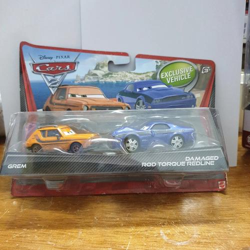 Jual Mattel Cars 2 Disney Pixar Grem Damaged Rod Torque Redline dus ...