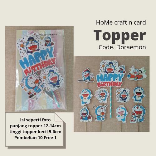 Jual cake topper doraemon hiasan - Kota Surakarta - Home craft n card ...