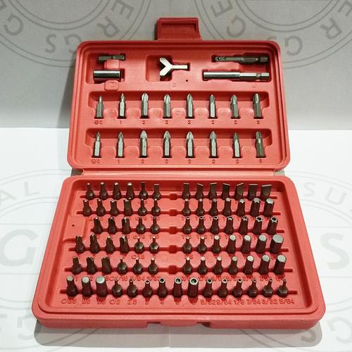 Jual Screwdriver Bit Set 100 Pcs / Mata Obeng Set 100 Pcs - Kota Batam ...