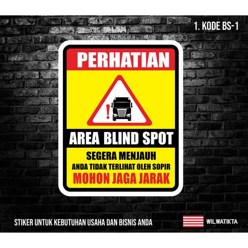 Jual Sticker Safety Sign Blind Spot - BS-2 JUMBO - Jakarta Selatan ...