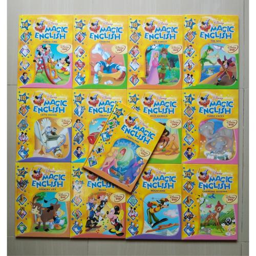 Jual Disney Grolier Magic English Book plus DVD Series 14-26 Box Set ...