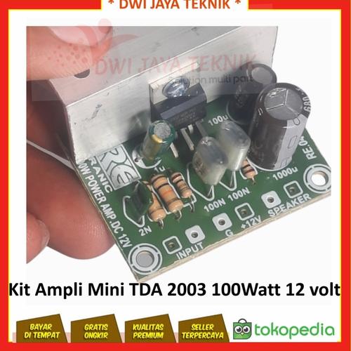 Jual Kit Power Amplifier Mini TDA 2003 Mono - Kab. Jombang - DWI JAYA ...
