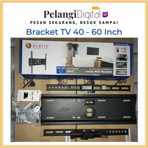 Jual BERVIN Bracket TV 40 43 50 55 60 inch - Wall Braket Breket LED ...