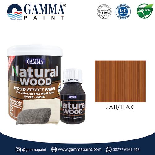 Jual Natural Wood Set (S) 1L & 300ml - Cat Motif Efek Urat Kayu (5-6m2 ...