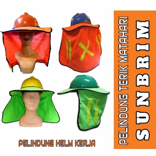 Jual Topi Pelindung Panas/ Topi Safety Sunbrim Berkualitas - Hitam ...