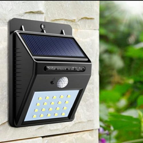 Jual lampu dinding solar sel 3w wall lamp panel surya matahari - WALL ...