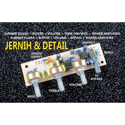 Jual Audiophile Stereo Tone Control with Bypass Volume Buffer Pre ...