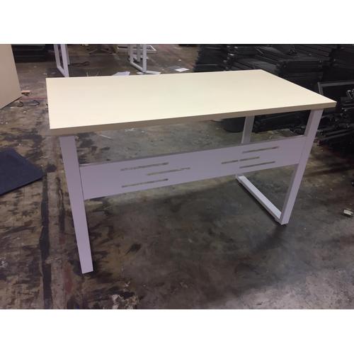 Jual Meja kantor FULL BESI Kaki full besi, daun meja full besi 120x60cm ...