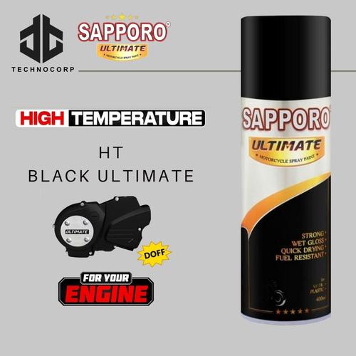 Jual Cat Semprot SAPPORO ULTIMATE HT BLACK ULTIMATE ENGINE HIGH TEMPERATURE - Kota Medan ...
