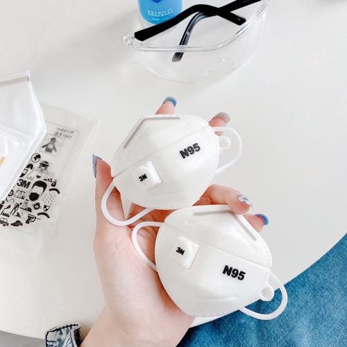 Jual AIRPODS GEN 1 2 PRO INPODS BENTUK MASKER CASE AIRPODS SOFT CASE ...