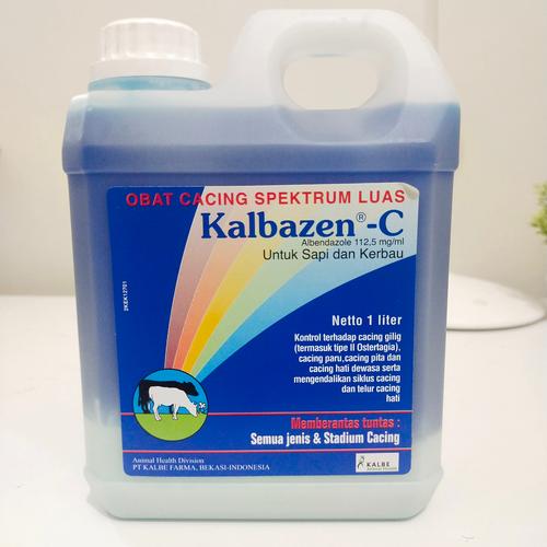 Jual Kalbazen C 1 liter - obat cacing sapi dan kerbau - Kab. Sukoharjo ...