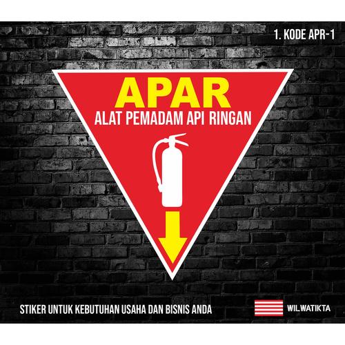 Jual Sticker Safety Sign APAR ( Alat Pemadam Ringan ) - Jakarta Selatan ...