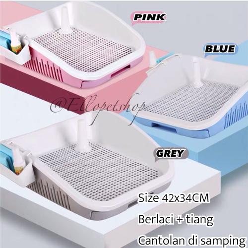 Jual DOG TRAY / TOILET ANJING / TEMPAT PIPIS POOP ANJING TIANG BERLACI ...
