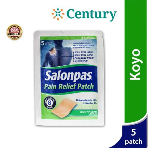Jual SALONPAS PAIN RELIEF PATCH 5`S / KOYO PEREDA NYERI / NYERI OTOT ...