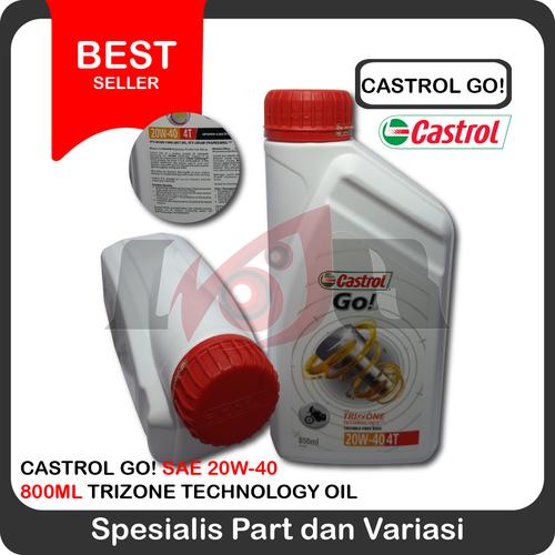 Jual Castrol GO 4T 20w40 800ml Oli Motor Bebek Honda Yamaha Suzuki ...