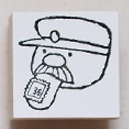 Jual 36 Sublo Rubber Stamp - Mr.Postman With Postage Stamp - Kota ...