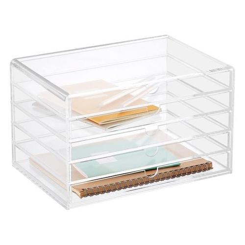 Jual Acrylic Box Laci - Drawer Storage Akrilik - 28x20x15cm 5s - Kab ...