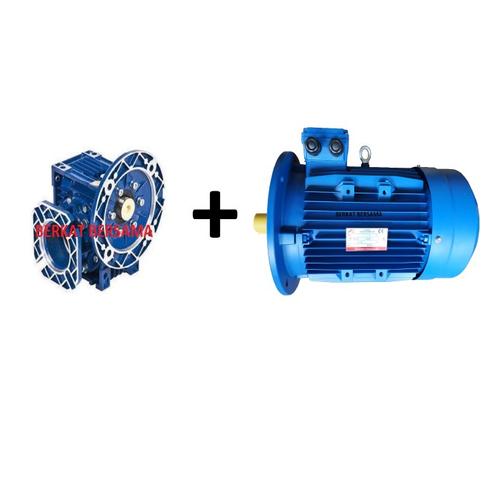 Jual AERO NMRV 075 RATIO 1:20 + OUTPUT FLANGE FA c/w AERO 2hp 3phase - Kota Tangerang - Berkat ...