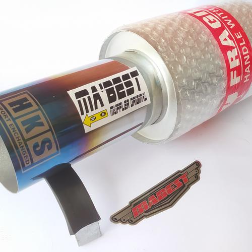 Jual KNALPOT MOBIL RACING HKS BIRU FULL KERING (Bahan Galvanis) - Kab ...