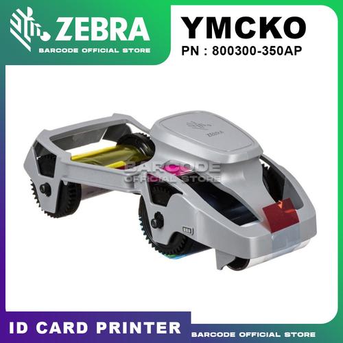 Promo Ribbon Tinta Warna Printer Zebra ZC300 YMCKO Colour 800300-350AP ...